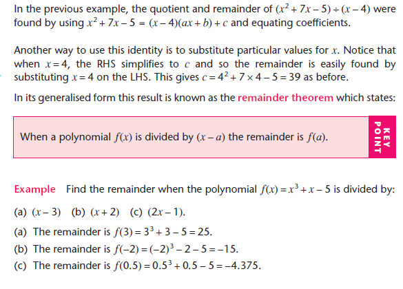 Algebraic Long Division | a2-level-level-revision, maths, pure ...