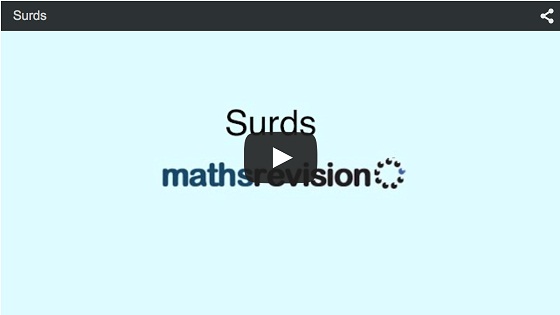 Surds | gcse-revision, maths, number-and-algebra, number, surds ...