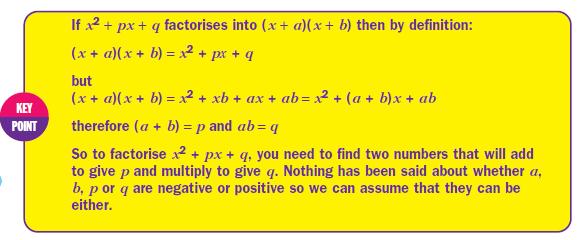 Factorising | gcse-revision, maths, number-and-algebra, algebra ...