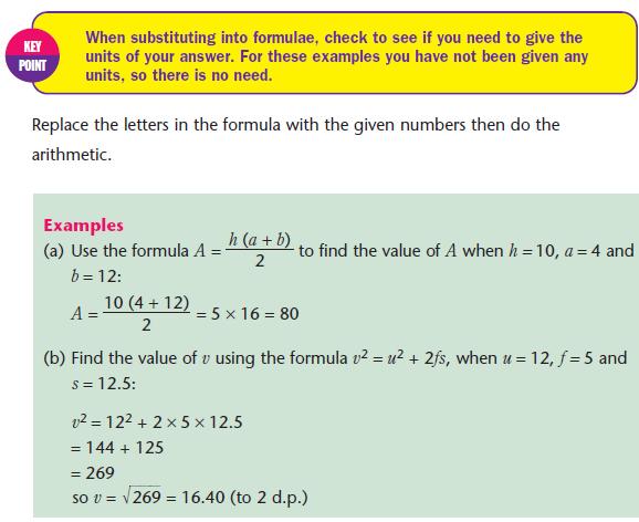 Formulae | gcse-revision, maths, number-and-algebra, algebra, formulae ...