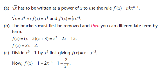 Differentiation | a2-level-level-revision, maths, pure-mathematics ...