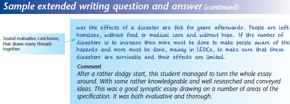 Sample extended writing question and answer | a2-level-level-revision ...